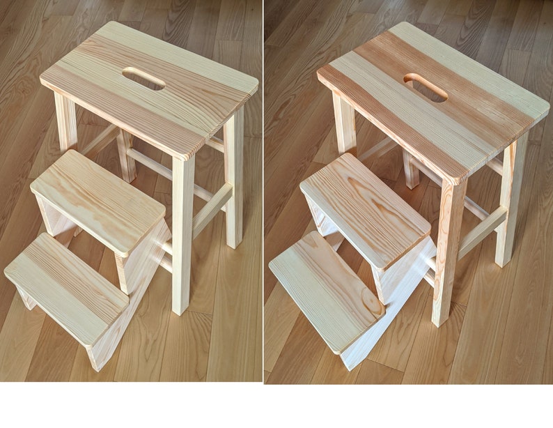 Wooden Step Stool adult Step ladder fold Fold chair high | Etsy Wooden Step Stool adult Step ladder fold Fold chair high | Etsy
