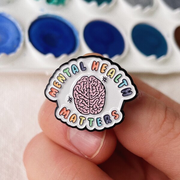 Mental Health Pin - Etsy