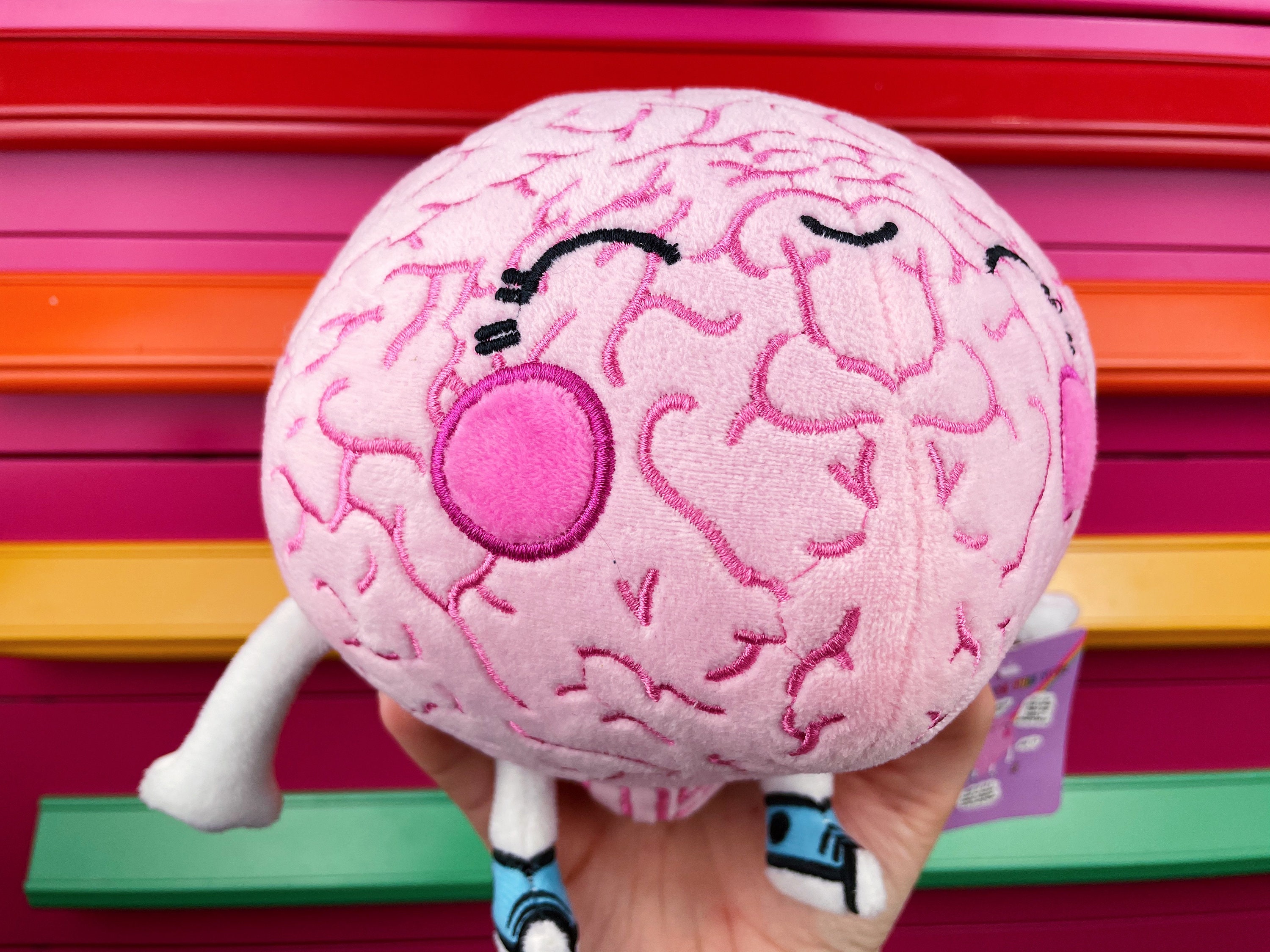 The Weighted Brain Plush Anxiety Toy | Etsy