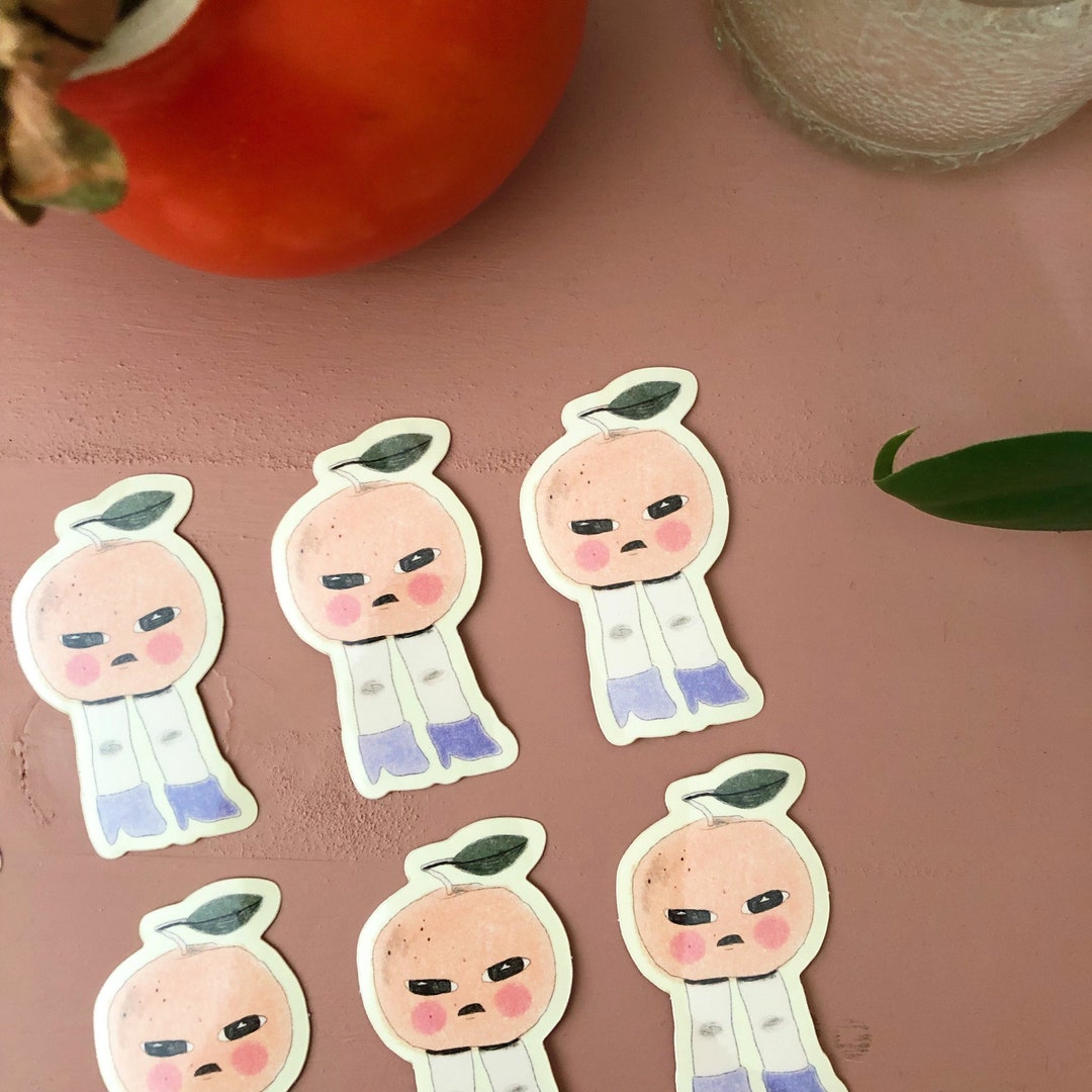 Sassy Apple Vinyl Sticker - Etsy