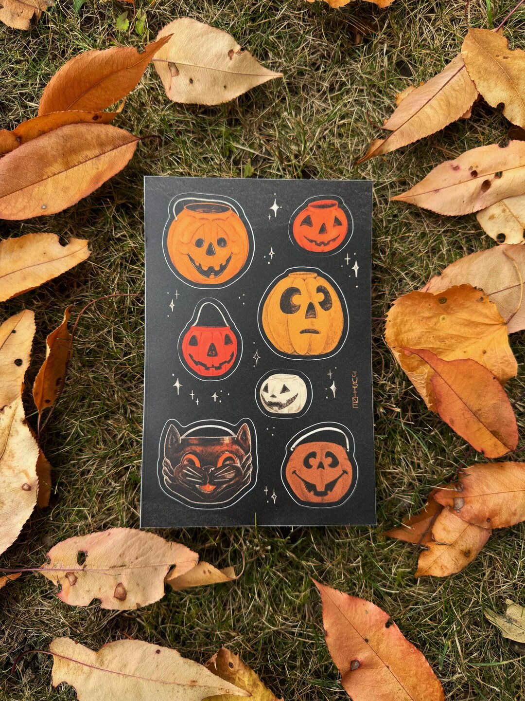 Halloween Buckets Sticker Sheet - 4x6 Matte Vinyl Stickers - Etsy