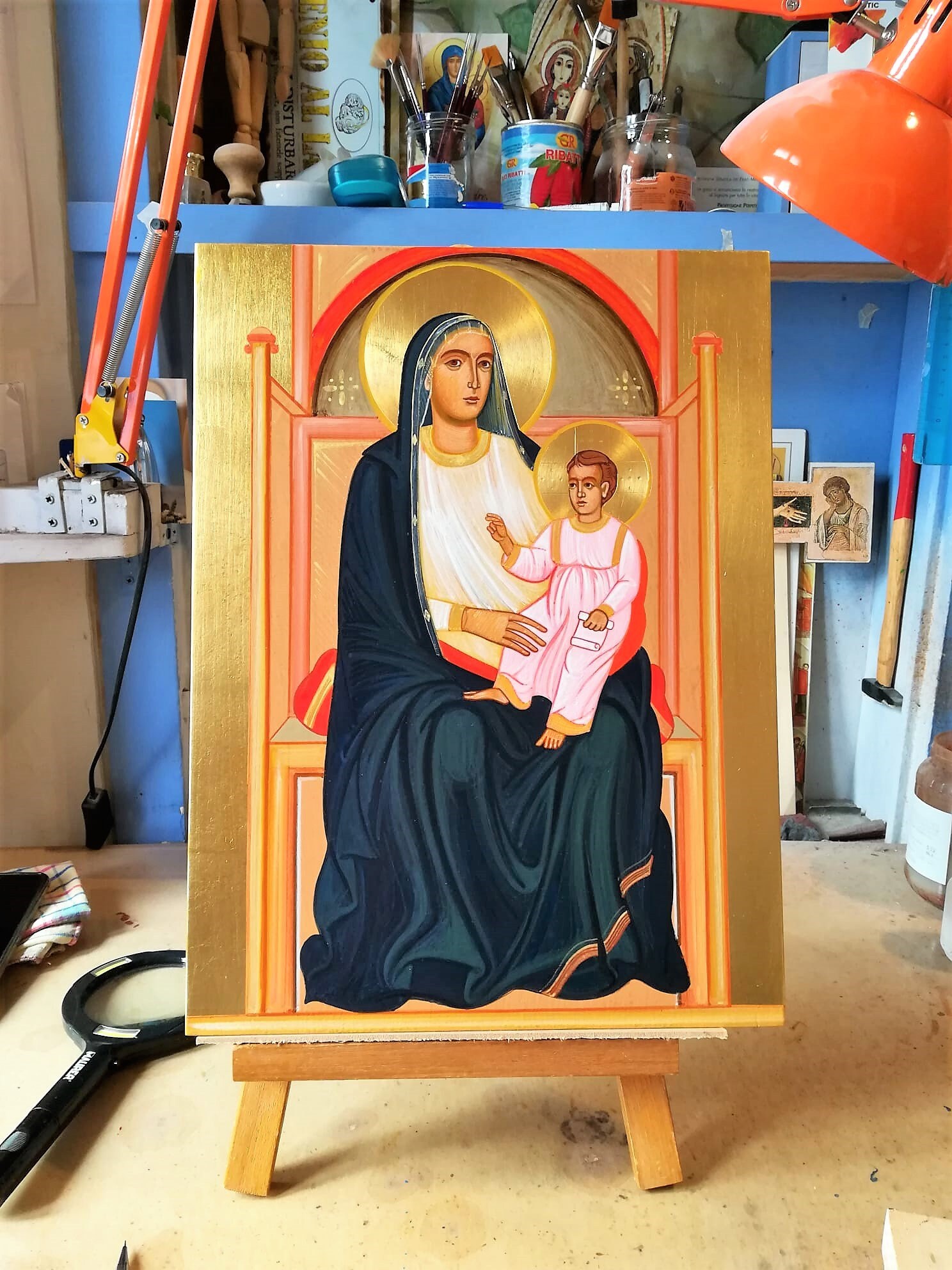 Giotto Madonna And Child