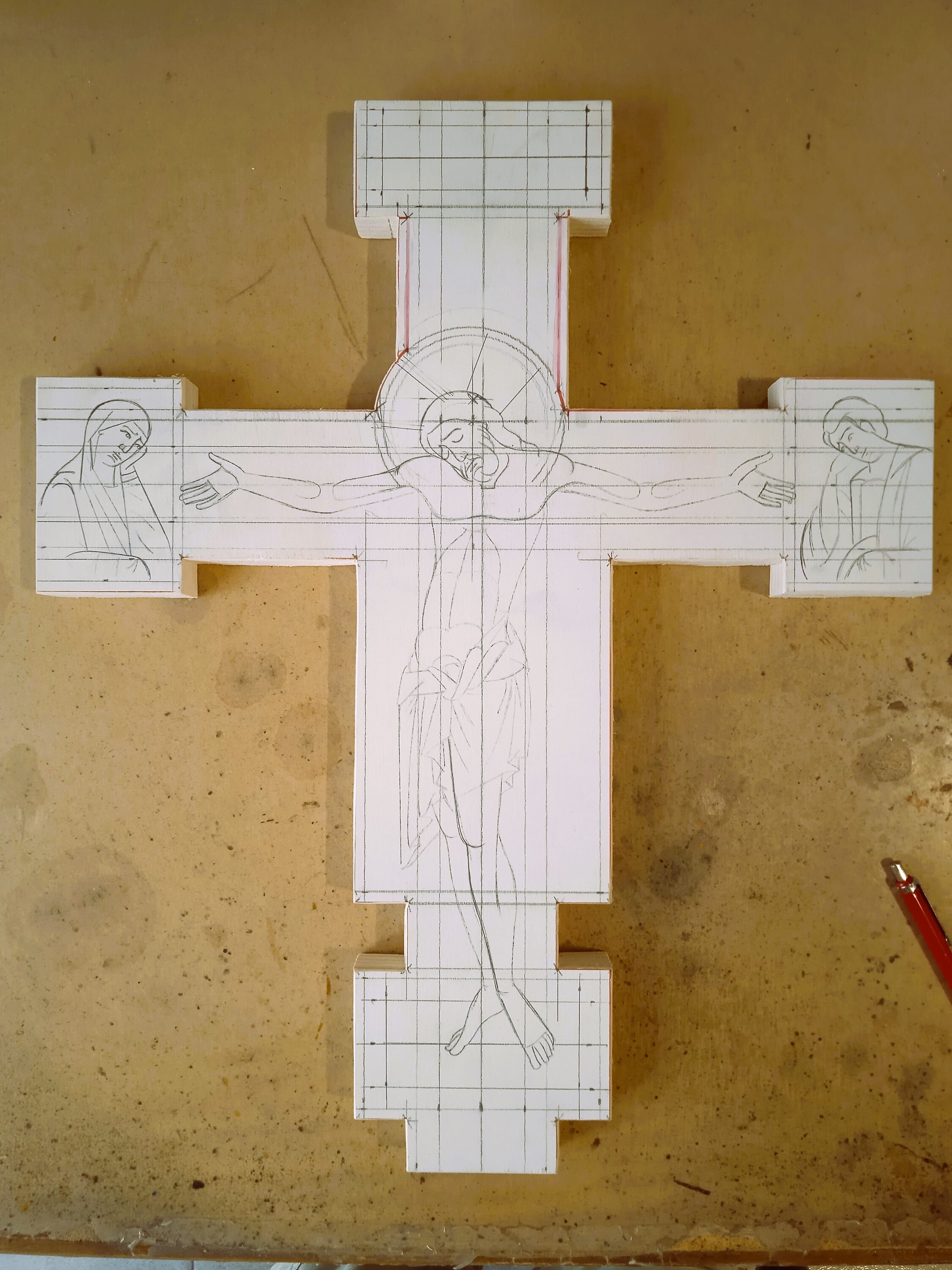 Hand-painted Crucifix by the Pisan Council / Crucifix Icon / Wall ...