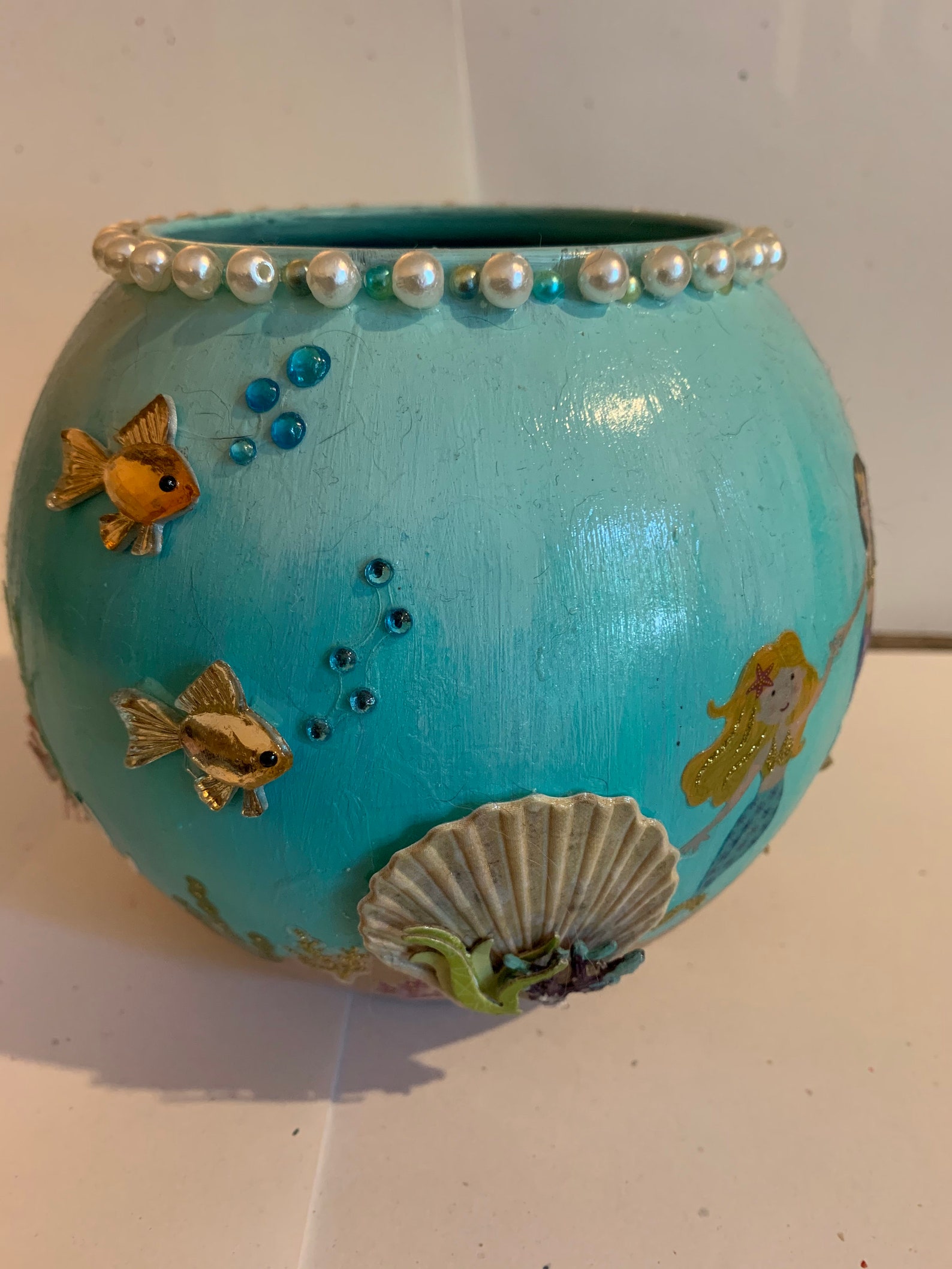 Underwater Themed Bowl/ Vase - Etsy