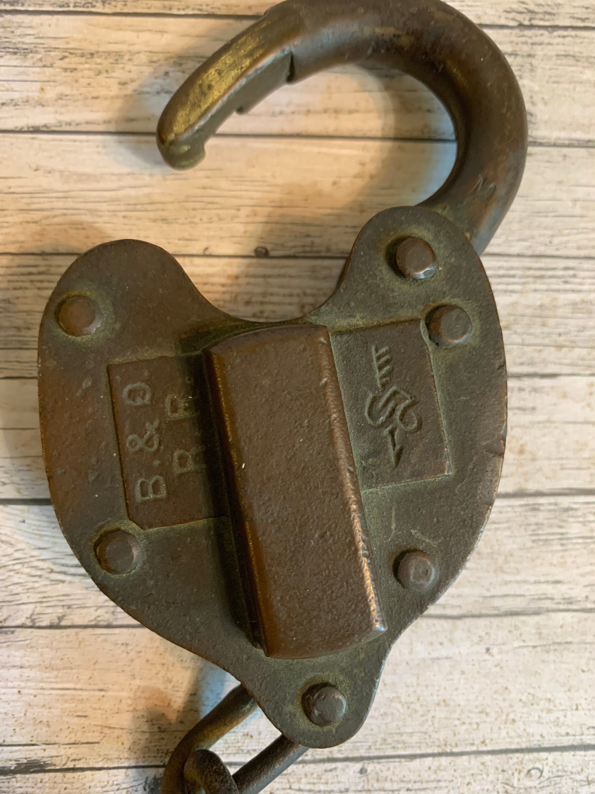 Antique Slaymaker B&O RR Lock With Key - Etsy