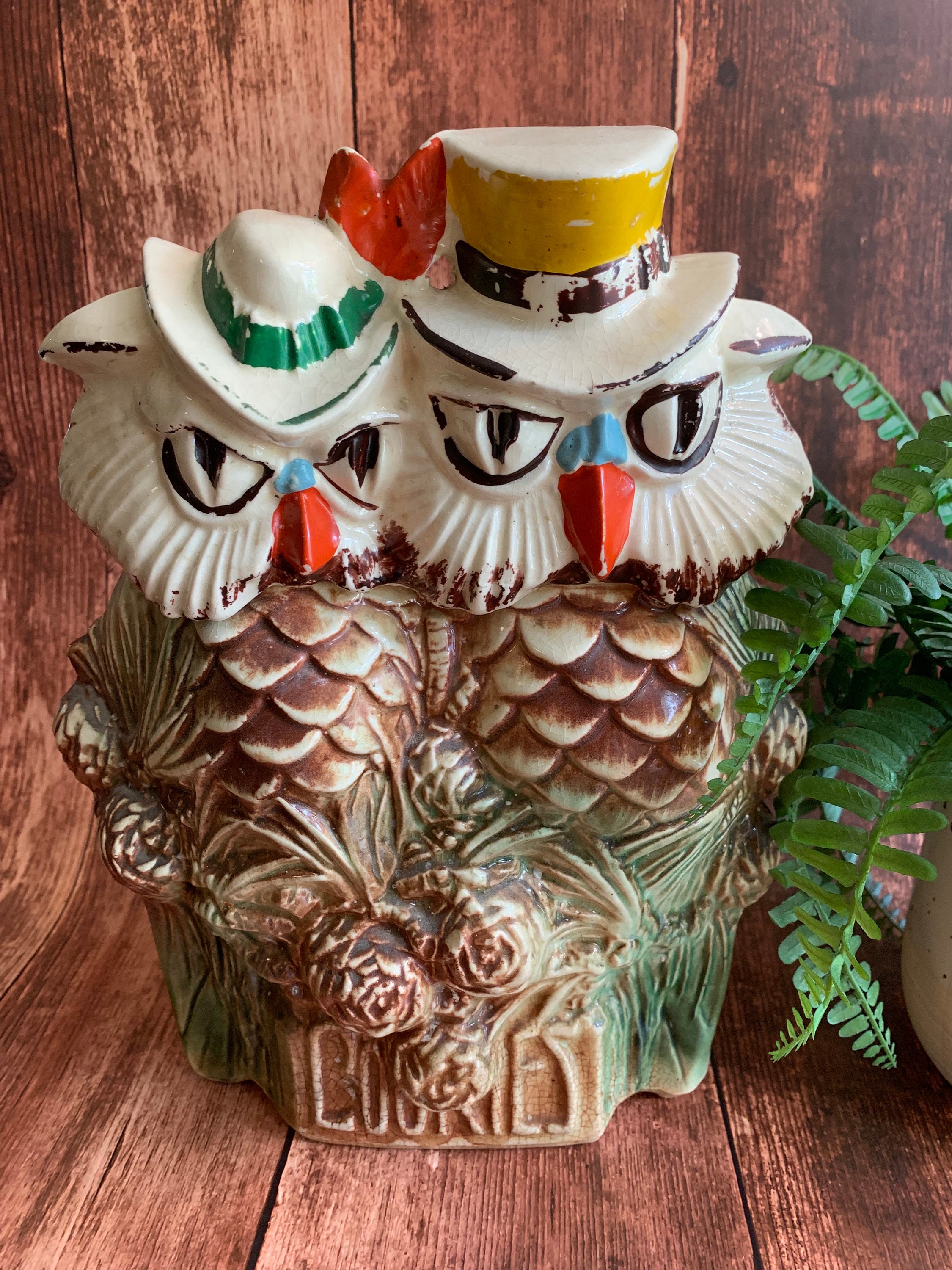 Vintage Mccoy Owl Cookie Jar - Etsy