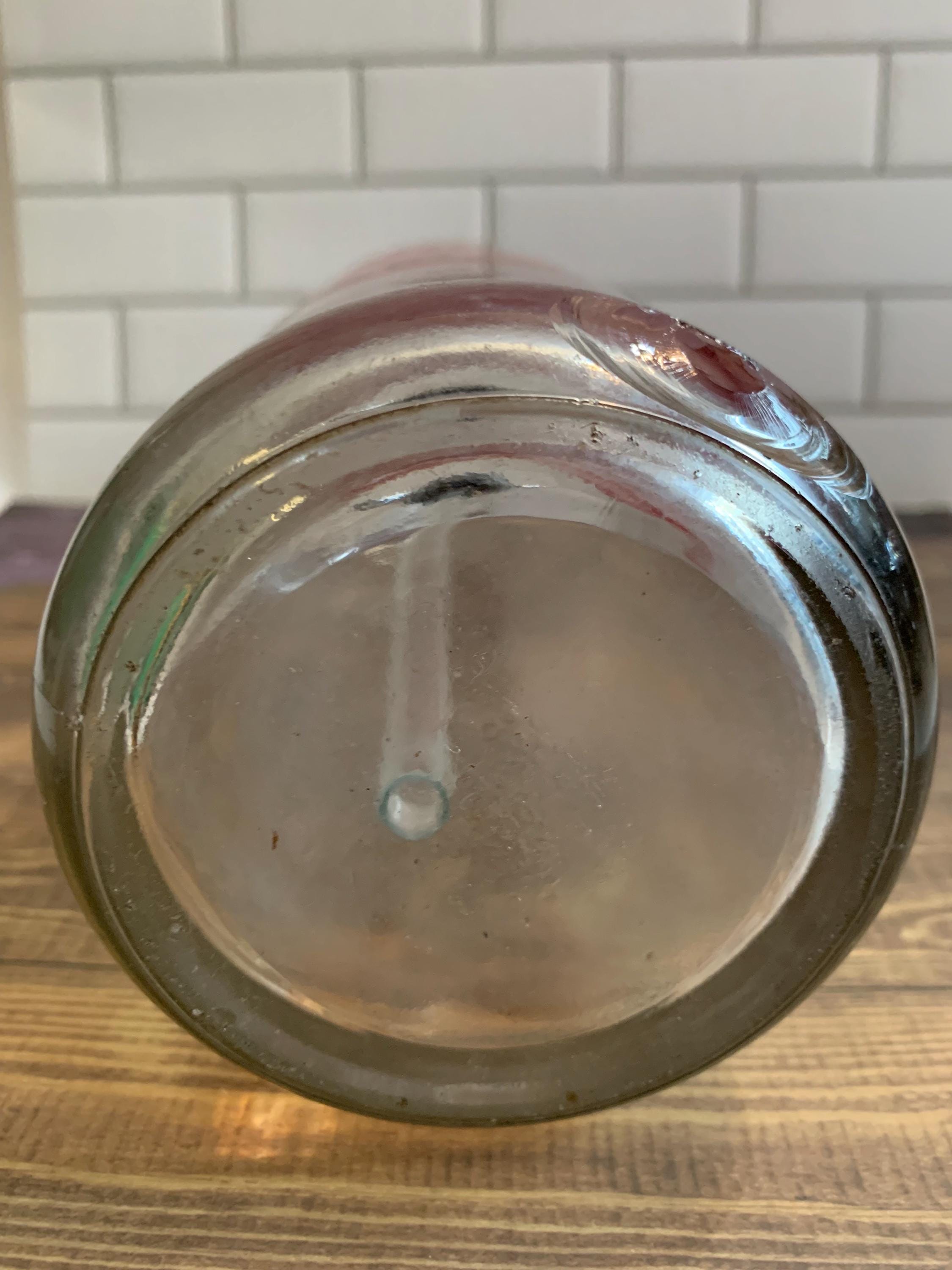 Vintage Clear Glass Seltzer Bottle 26 Oz - Etsy