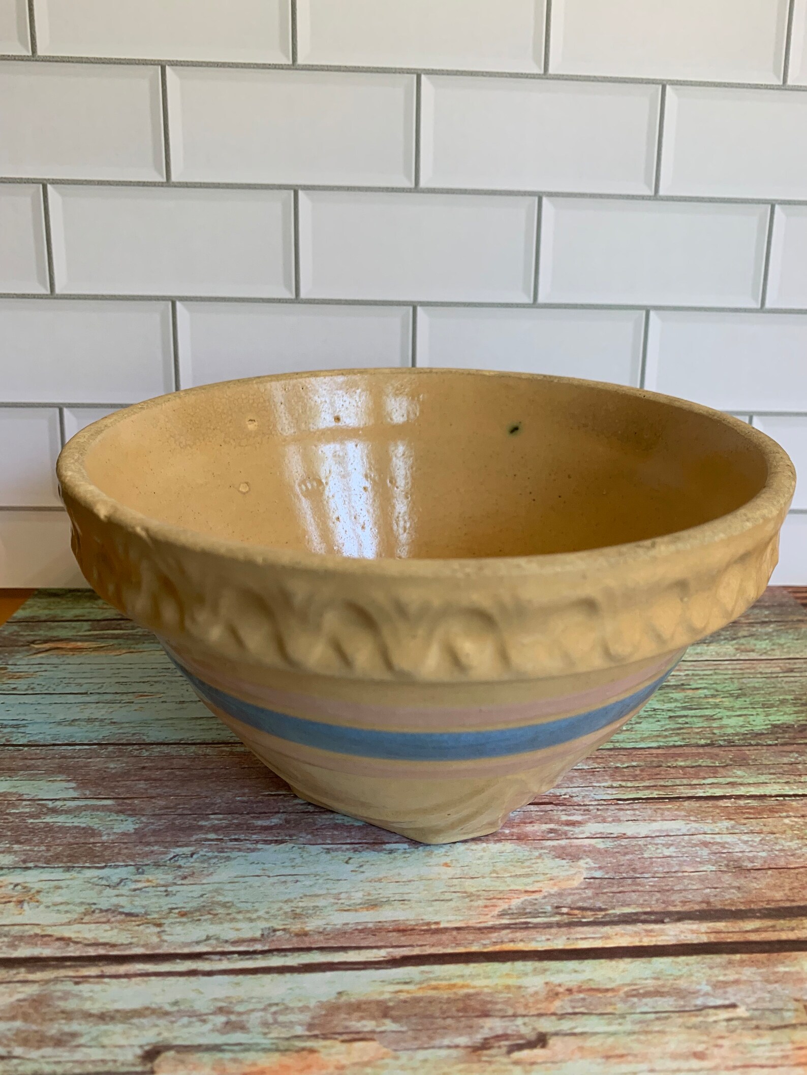 Small Mccoy Pie Crust Mixing Bowl - Etsy