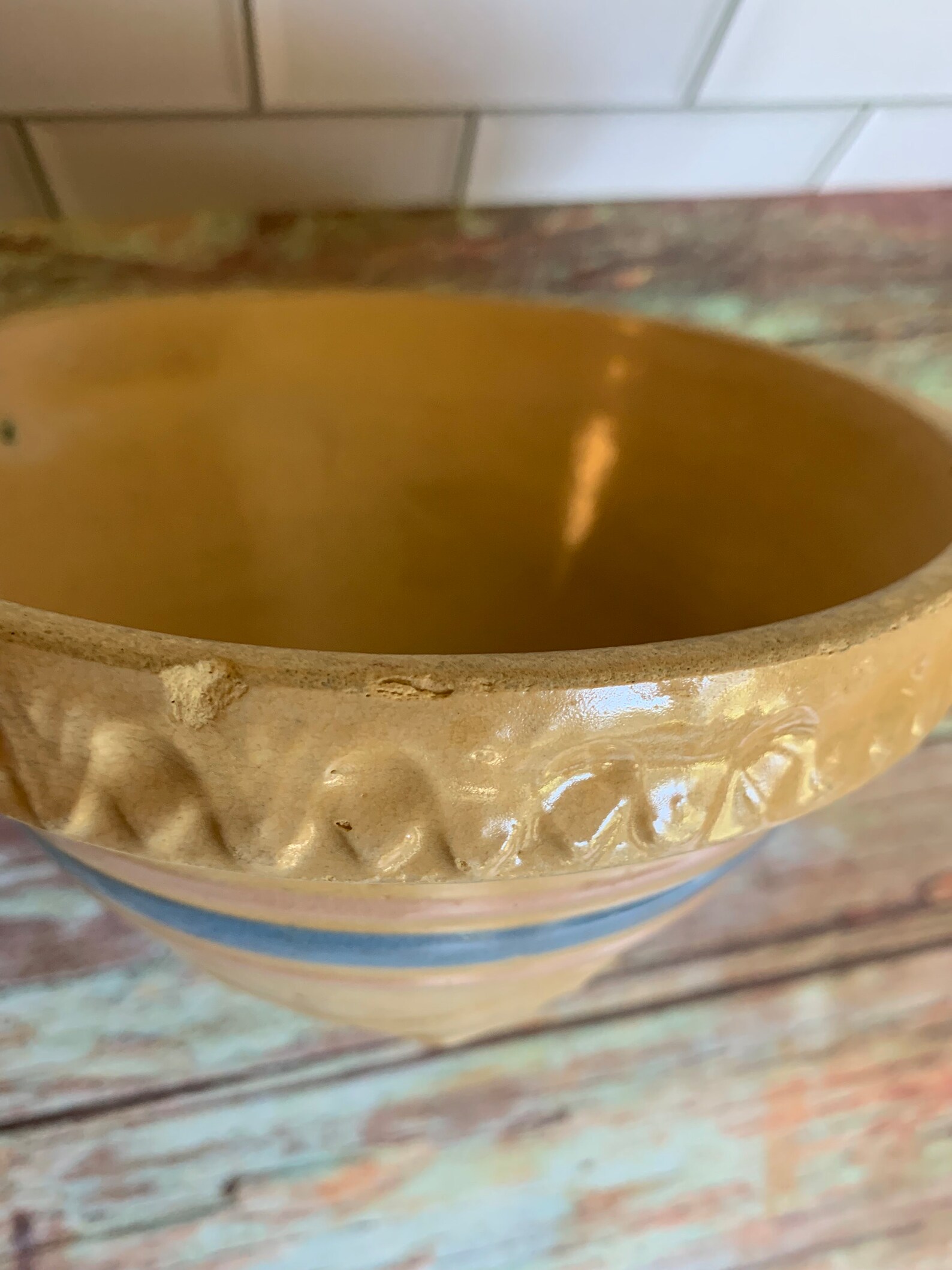 Small Mccoy Pie Crust Mixing Bowl - Etsy