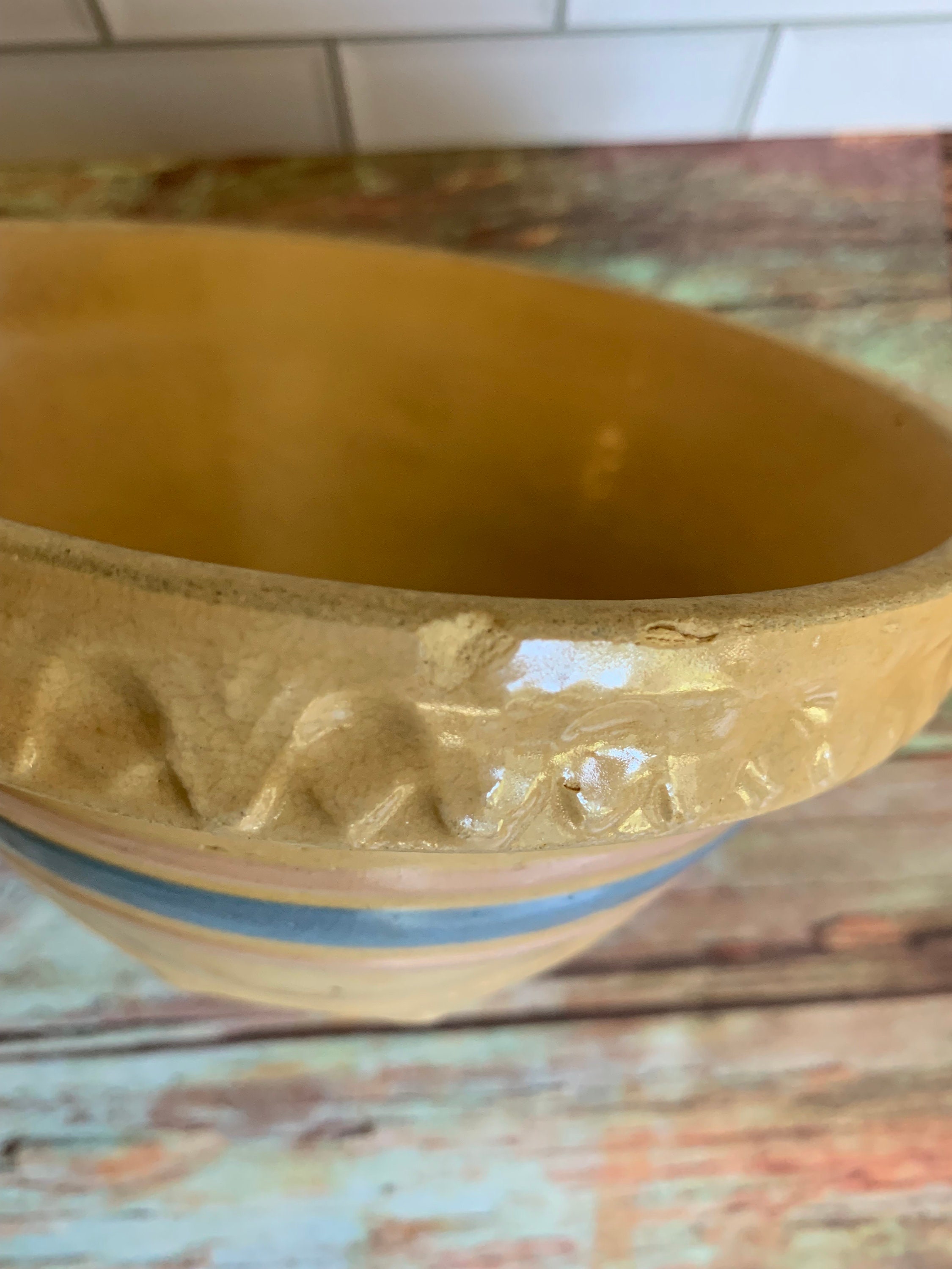 Small Mccoy Pie Crust Mixing Bowl - Etsy