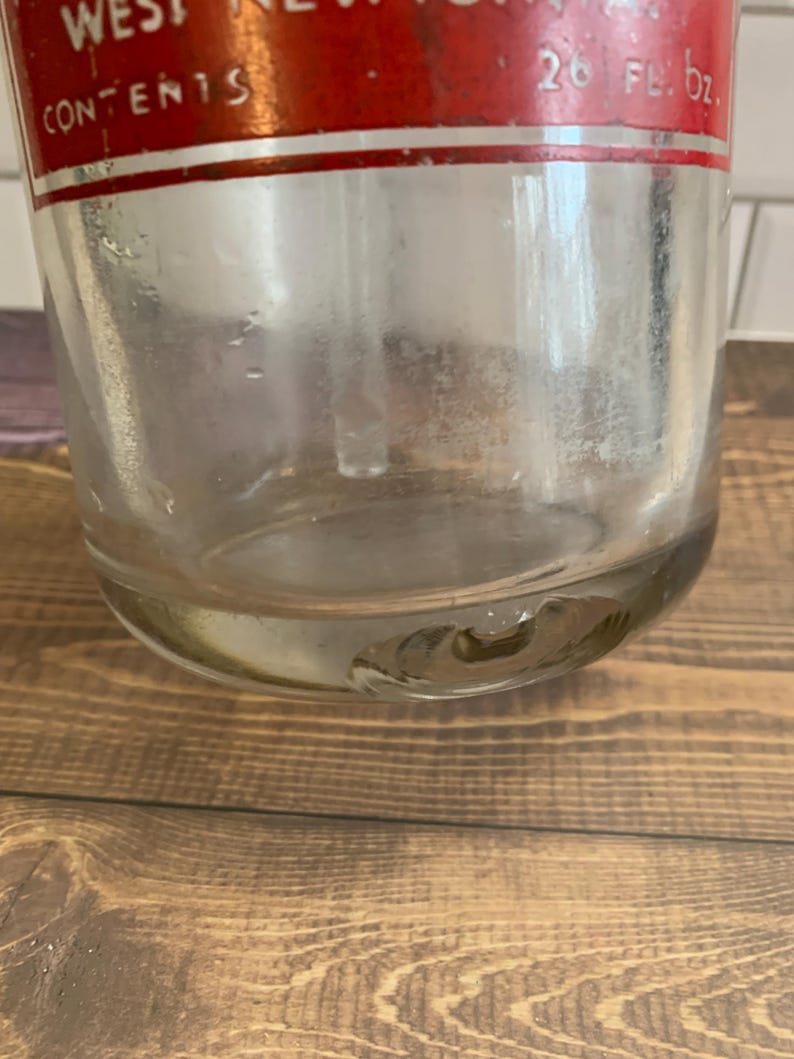 Vintage Clear Glass Seltzer Bottle 26 Oz - Etsy
