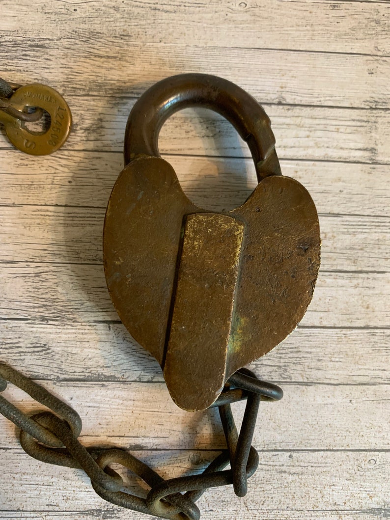 Antique Slaymaker B&O RR Lock With Key - Etsy