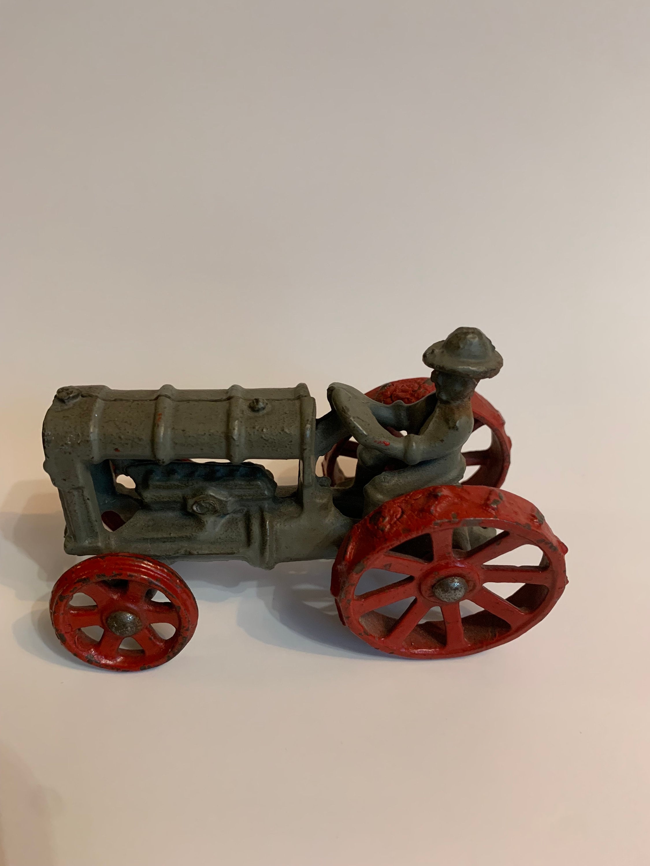 Antique Cast Iron Toy Tractor - Etsy