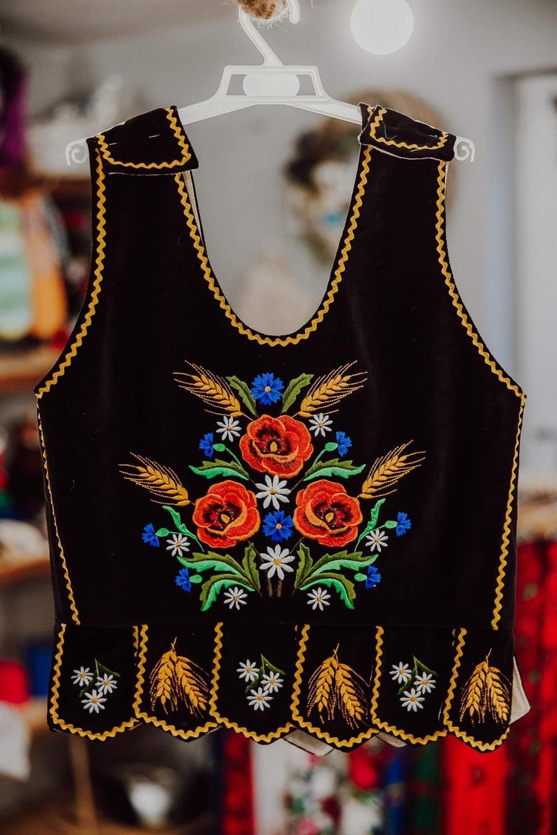 Polish Folk Vest, Corset - Etsy