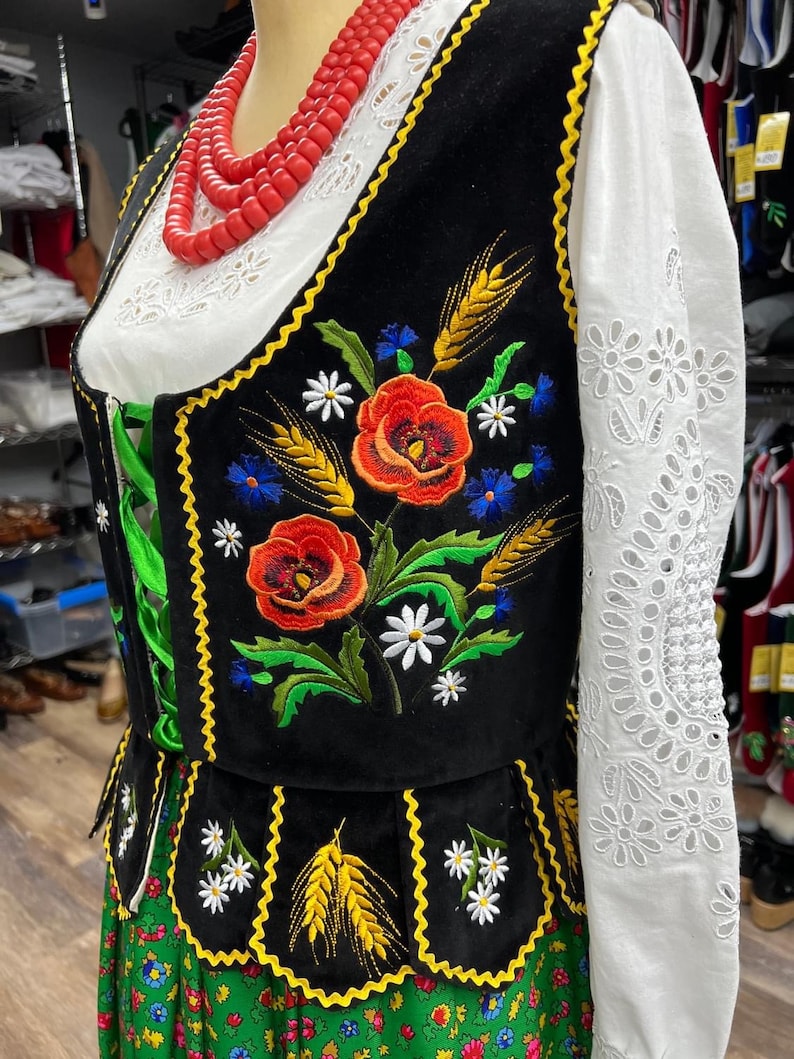 Polish Folk Vest, Corset - Etsy