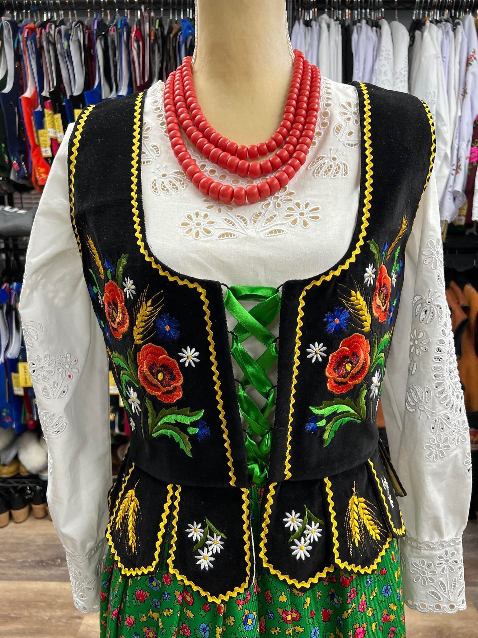 Polish Folk Vest, Corset - Etsy