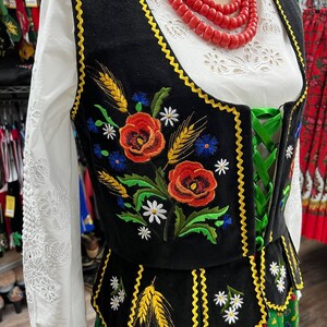 Polish Folk Vest, Corset - Etsy