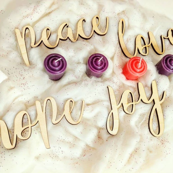 Peace Hope Love Sign - Etsy