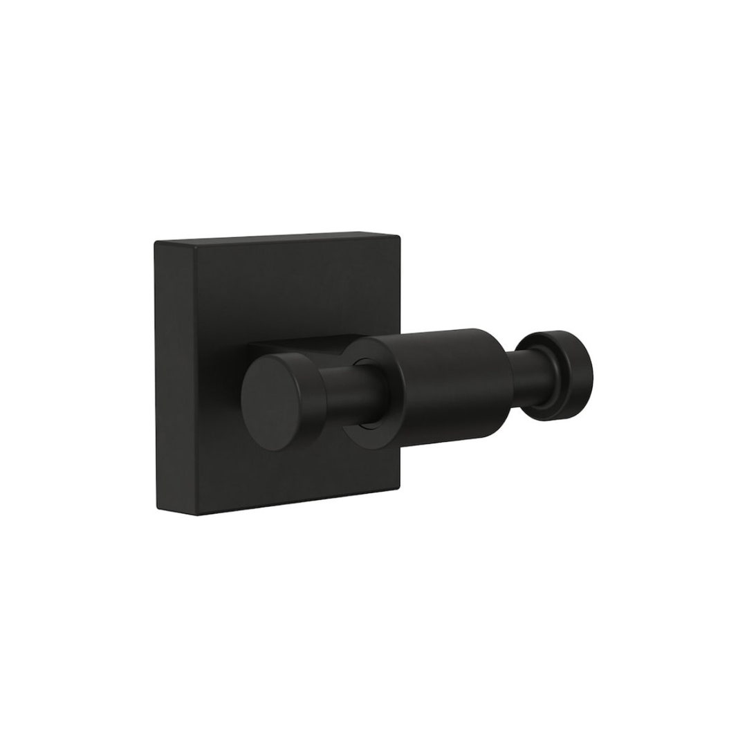 Modern Squared Black Double Hook, Wall Hook, Metal Hook Black Hook - Etsy