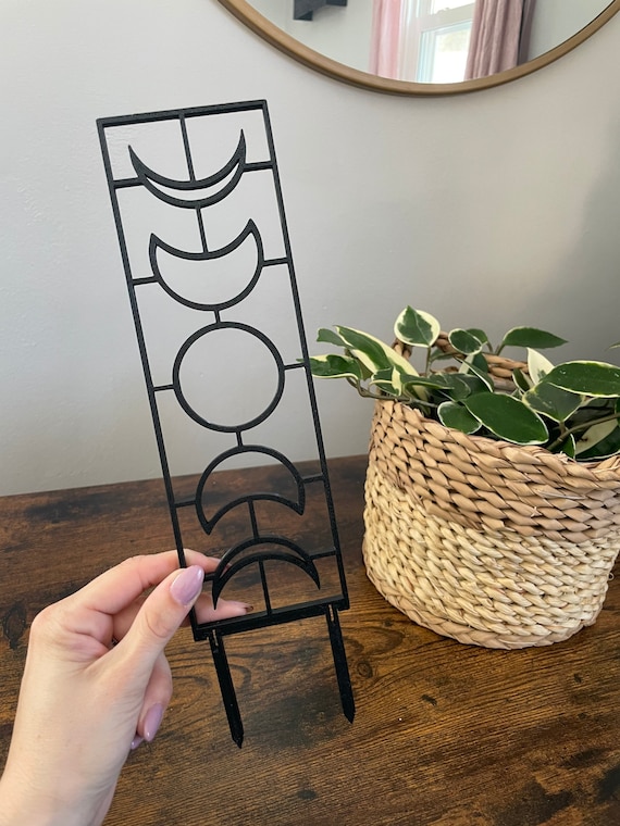 Moon Phases House Plant Trellis 3D Printed Trellis | Etsy