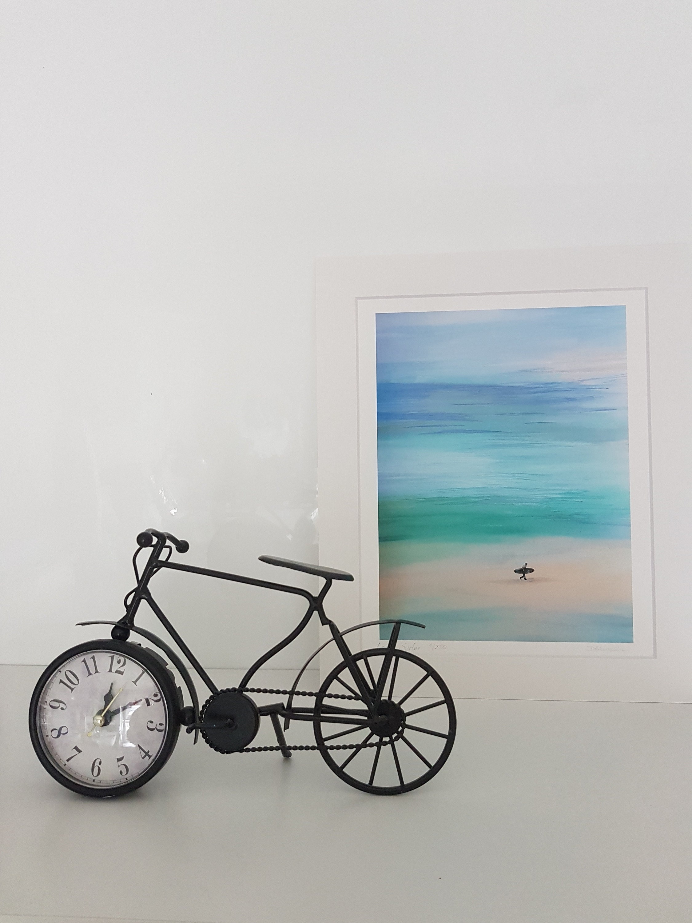 LONELY SURFER Print of My Original Paintinghome Decorwall - Etsy UK