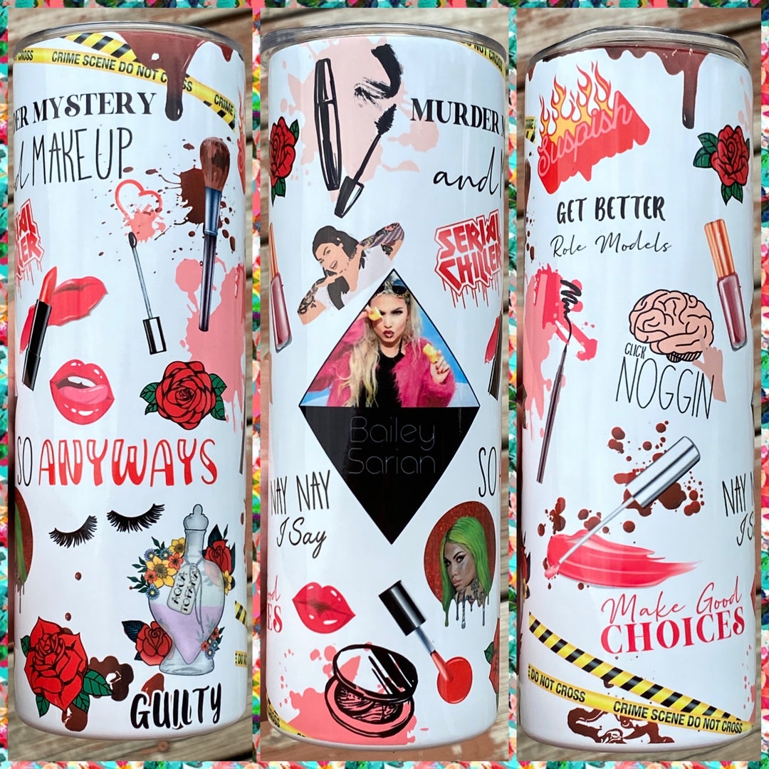 Murder Mystery Makeup Monday, Bailey Sarian Tumbler, True Crime Cup ...