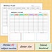 Homeschool Weekly Schedule Template | Editable Study Planner | Homework ...