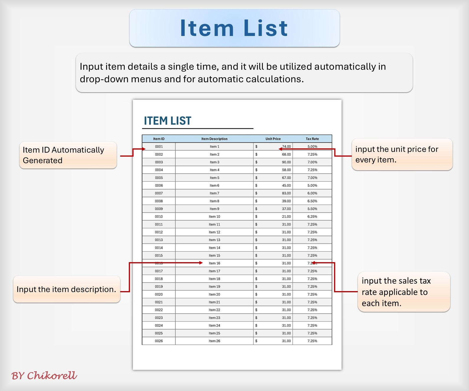 Invoice Tracker Excel Template Generator With VBA & Interactive ...