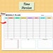 Homeschool Weekly Schedule Template | Editable Study Planner | Homework ...
