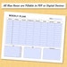 Homeschool Weekly Schedule Template | Editable Study Planner | Homework ...