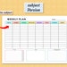 Homeschool Weekly Schedule Template | Editable Study Planner | Homework ...