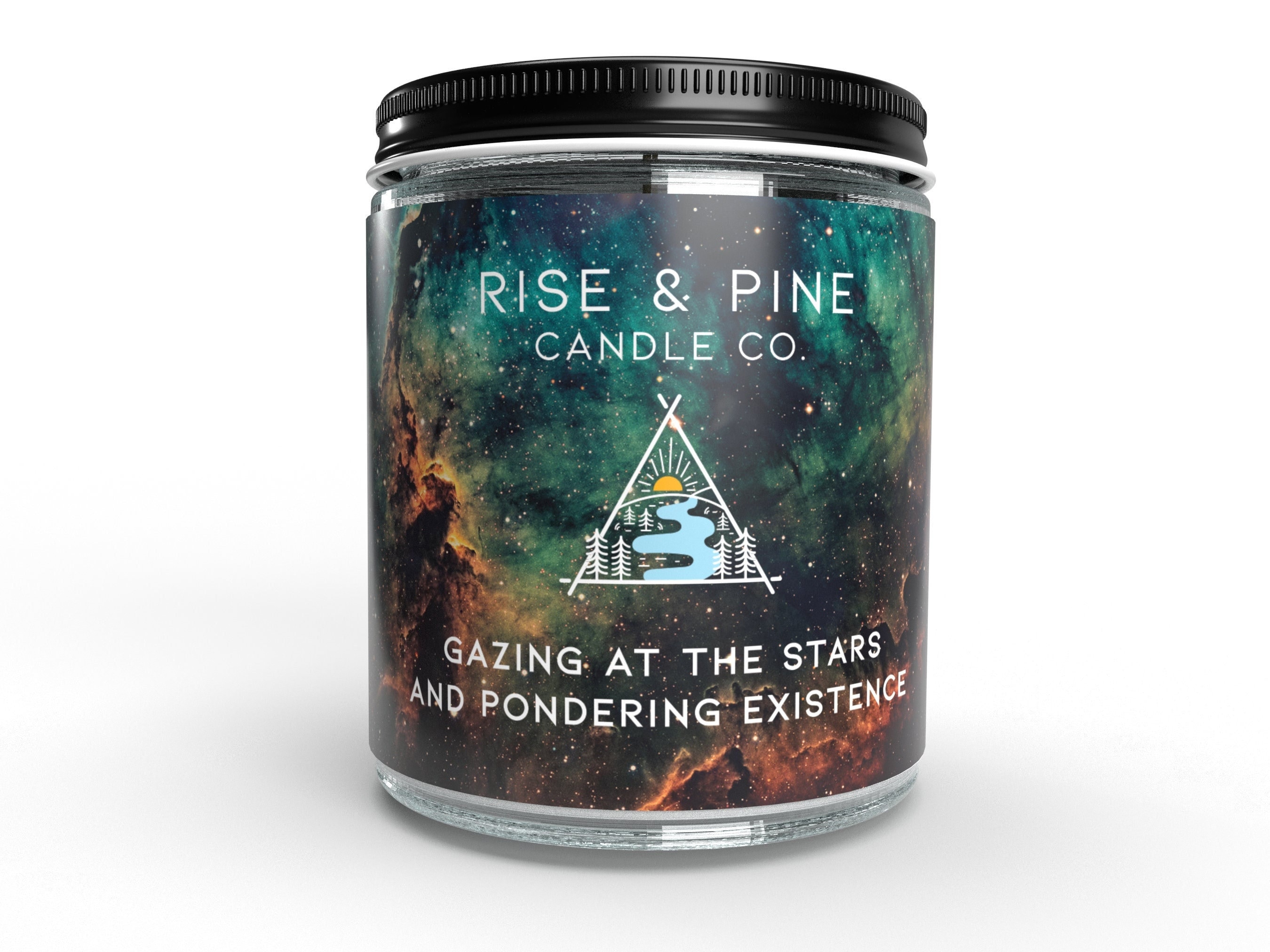 Space Themed Soy Wax Candle Musk Ozone Candle Masculine - Etsy