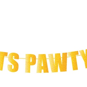 Lets Pawty Banner - Etsy