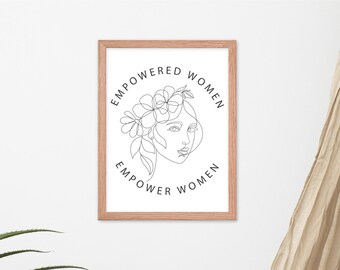 Girl Power Framed Poster - Etsy