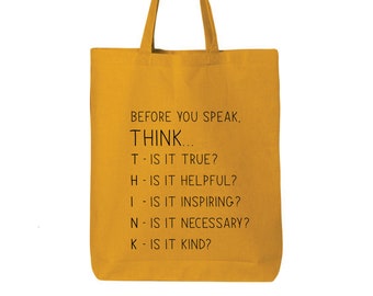 Happiness Tote Bag Friendly Bag Positive Bag Everyday Bag - Etsy