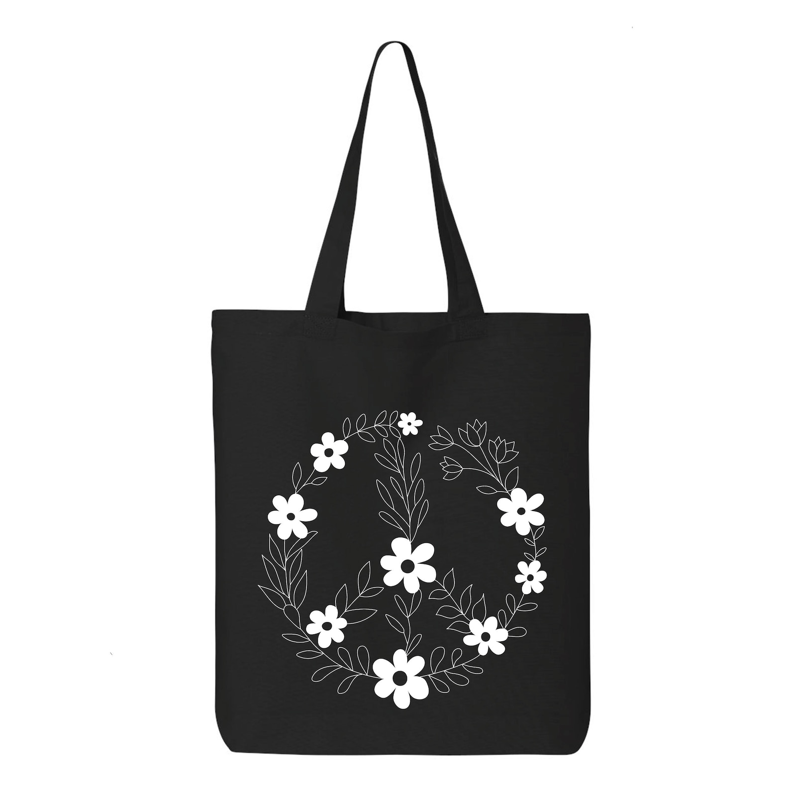 Peace Sign Tote Bag Grocery Bag Peace Bag Friendly Bag - Etsy