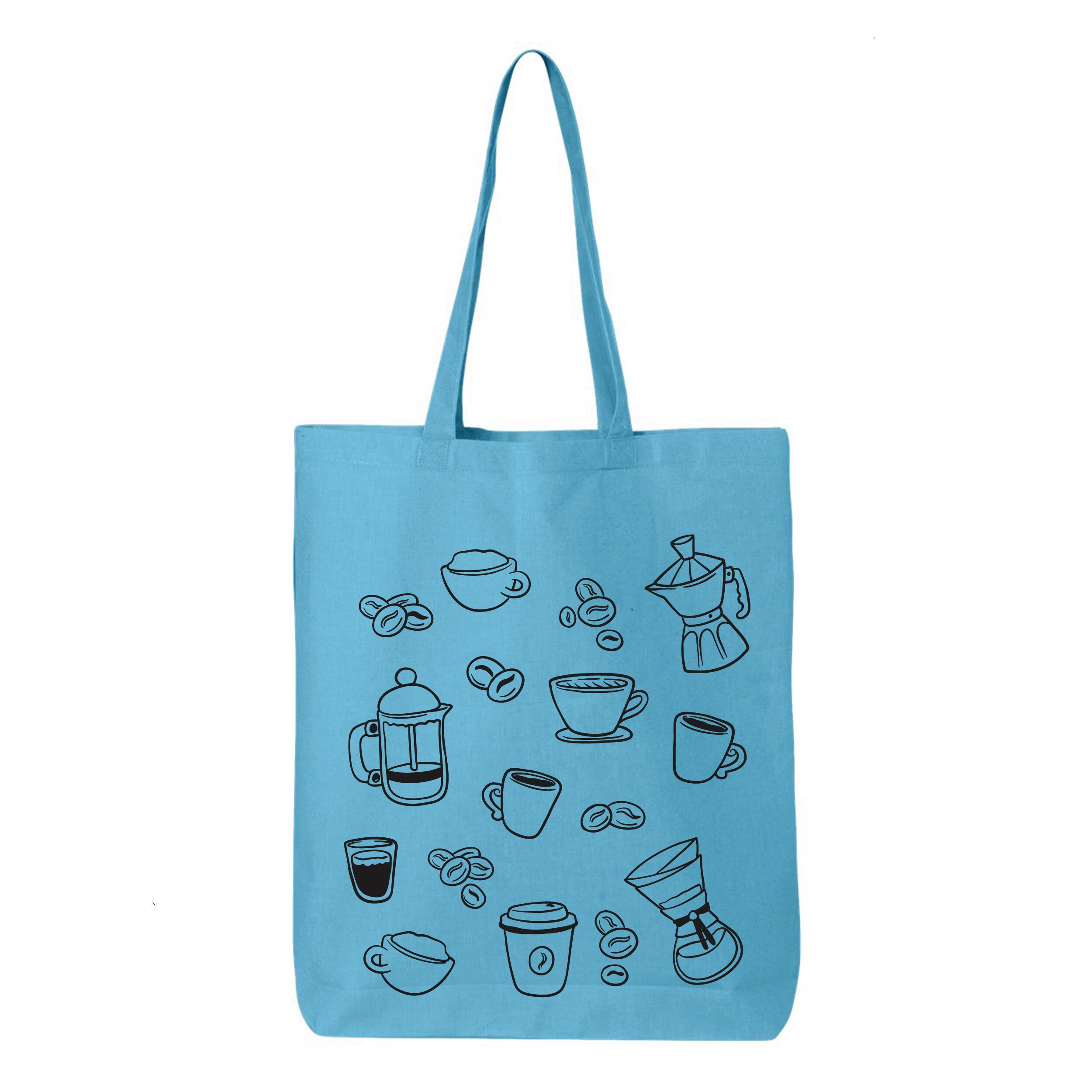 Coffee Tote Bag Coffee Lover Friendly Bag Shopping Bag | Etsy