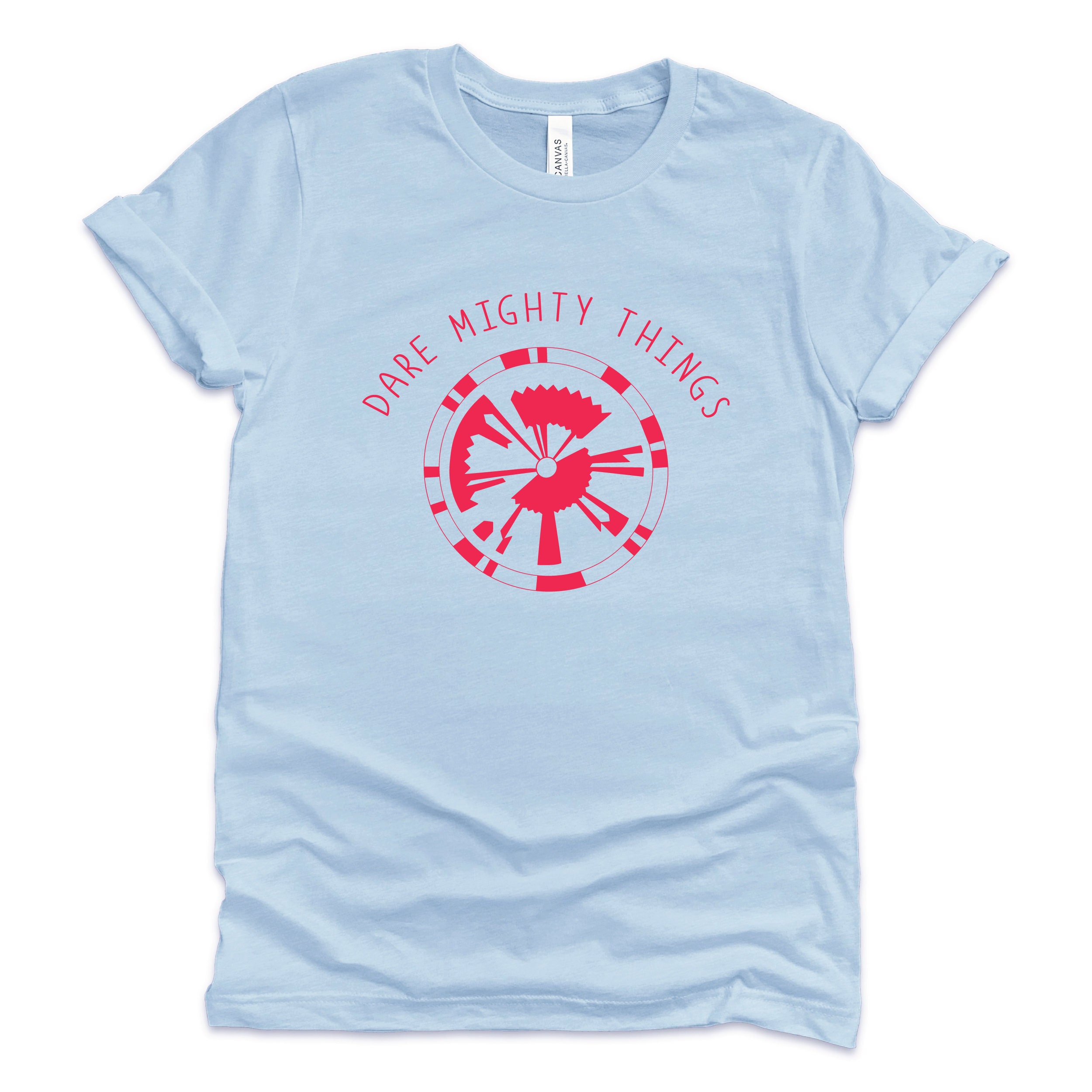 ASCII Code Dare Mighty Things Shirt Perseverance Parachute | Etsy