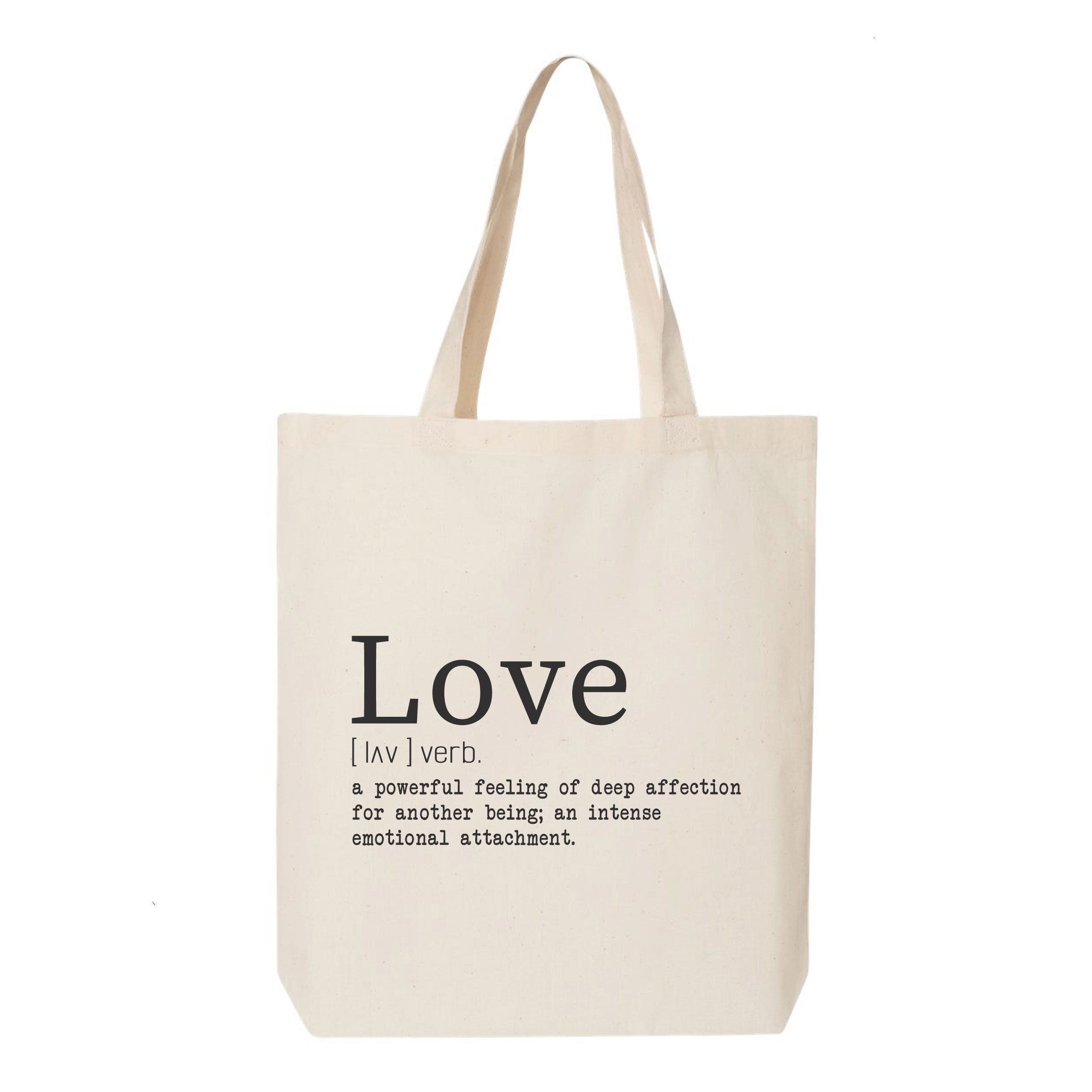 Love is a Verb Tote Bag Family Bag Gift For Her Grocery | Etsy