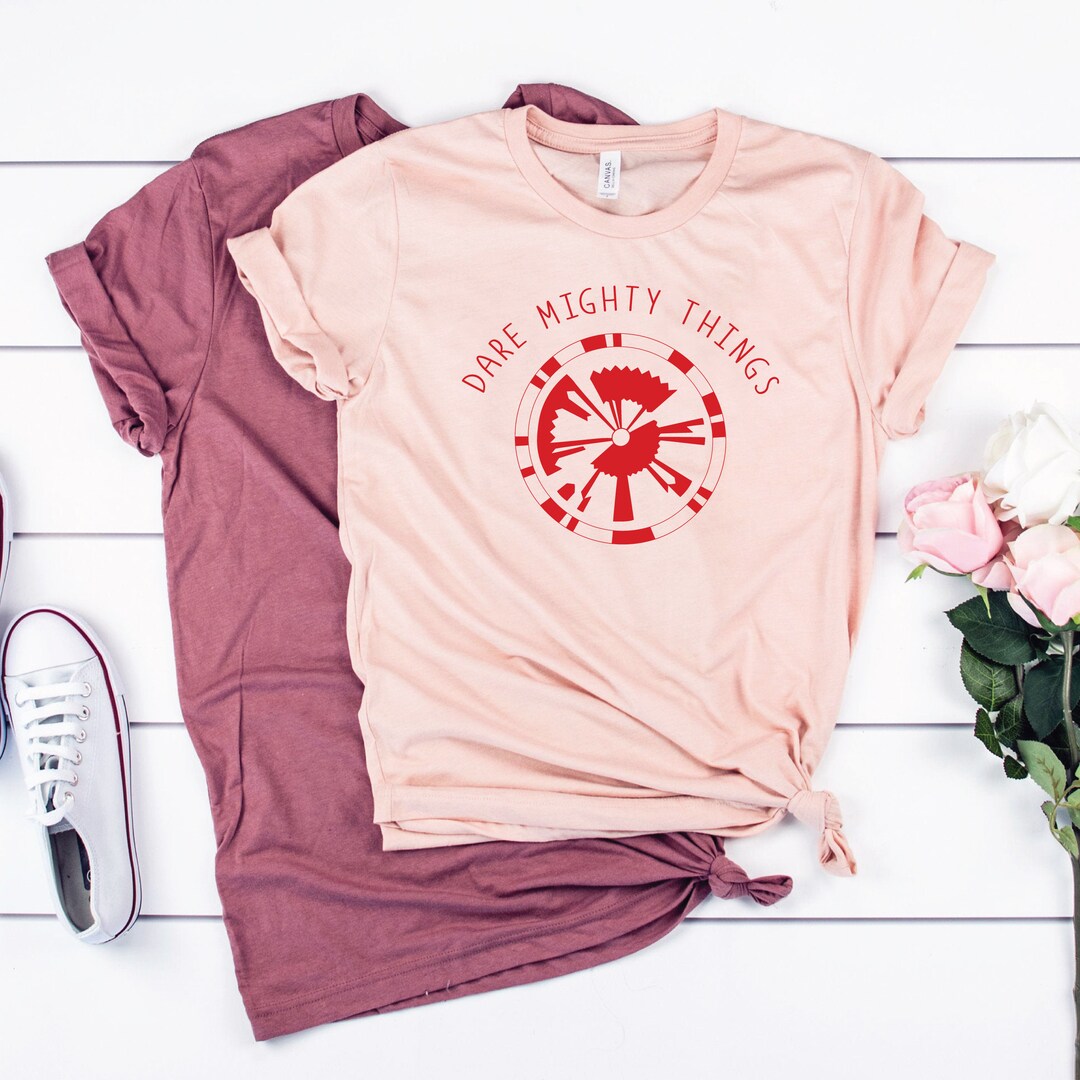 ASCII Code, Dare Mighty Things Shirt, Inspirational Mars Tee ...