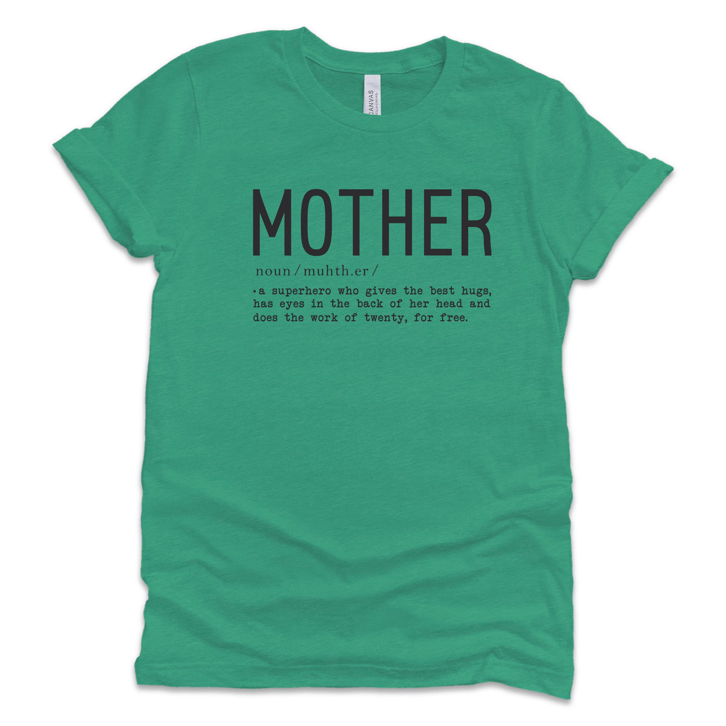 Mother Shirt Mom Shirt Cotton Tee Gift for Mom Mom Shirt | Etsy