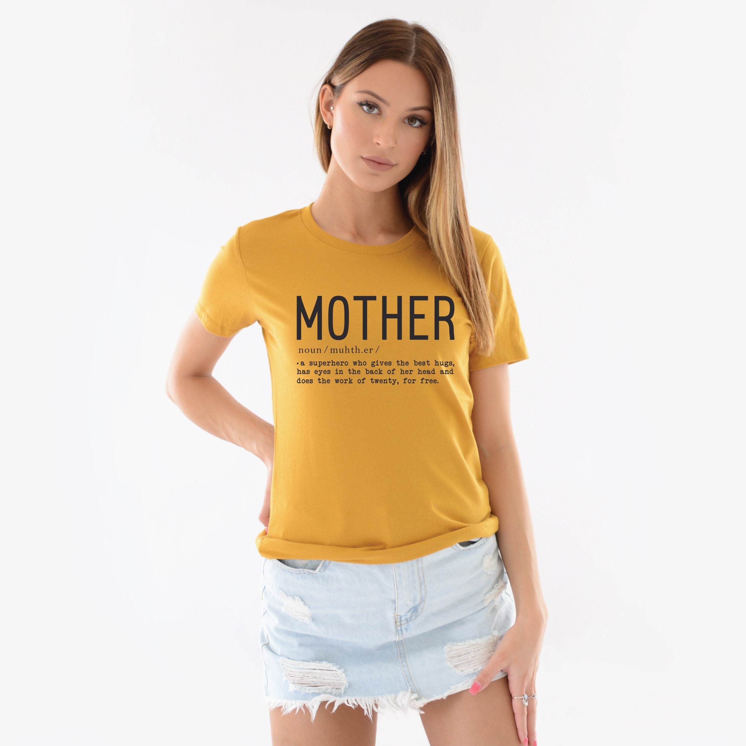 Mother Shirt Mom Shirt Cotton Tee Gift for Mom Mom Shirt | Etsy