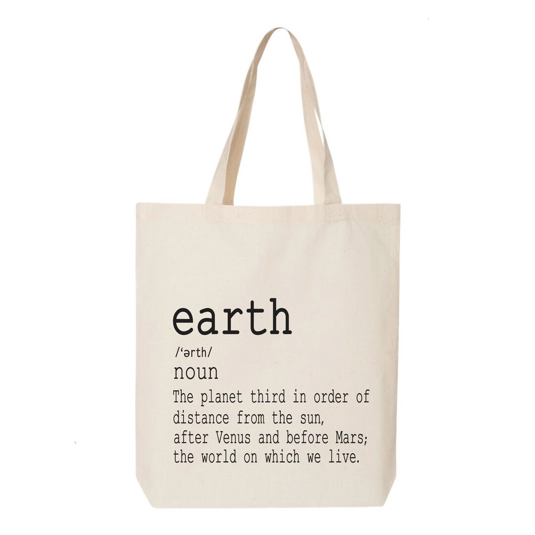 Earth Tote Bag, Earth Day Tote Bag, Shopping Bag, Shoulder Bag, Gift ...