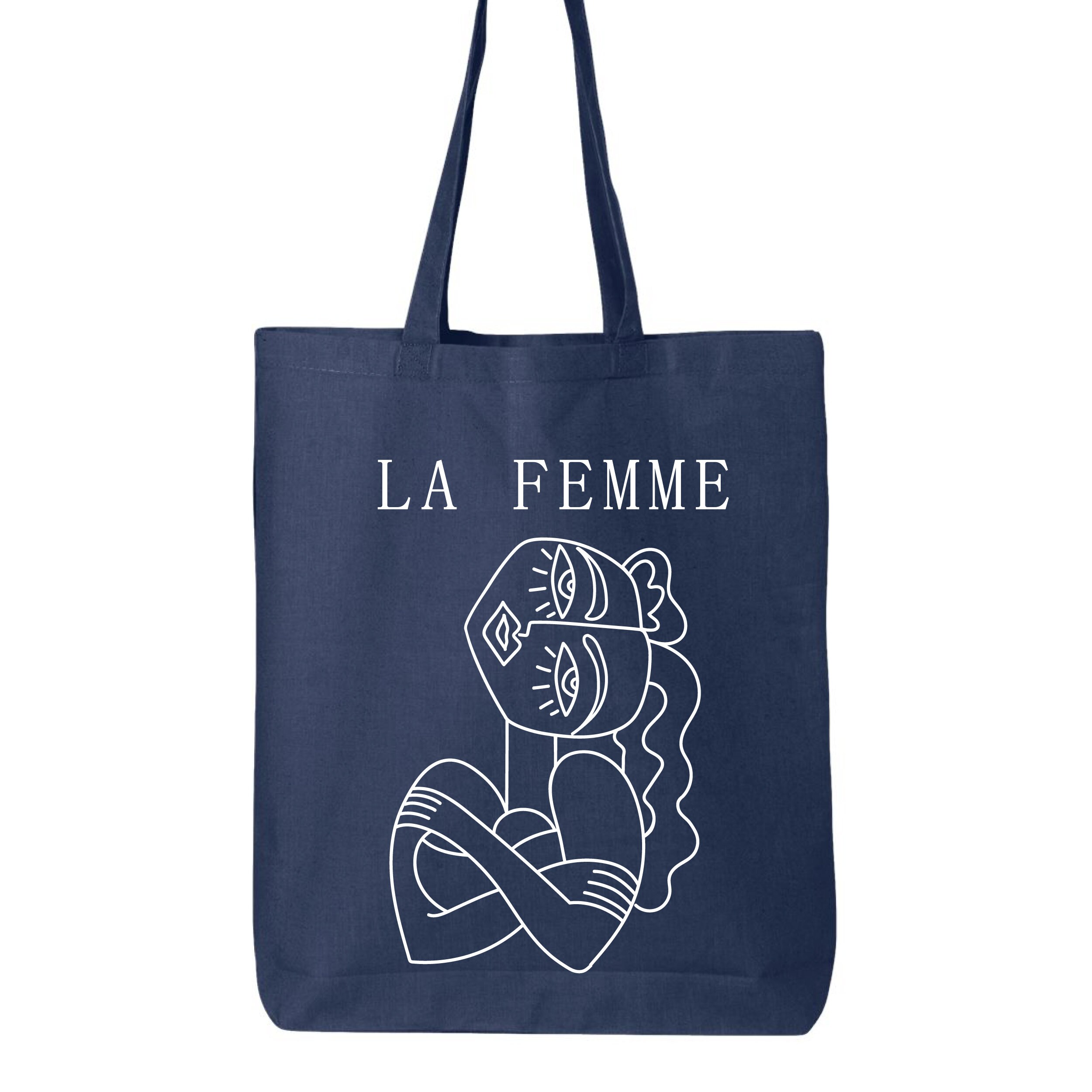 La Femme Tote Bag Shopping Bag Feminist Toteshoulder Bag - Etsy