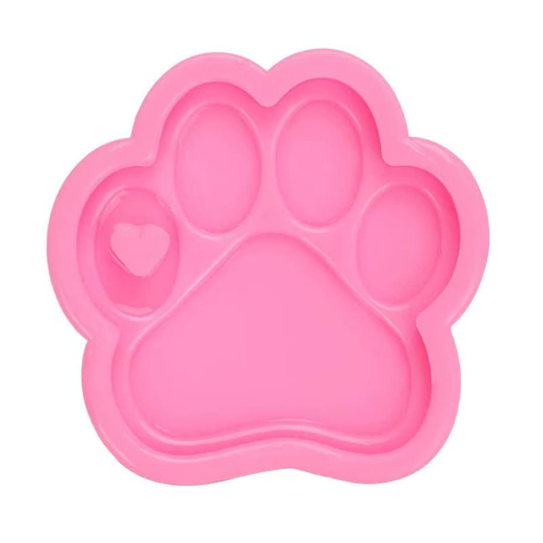 Paw Print Silicone Resin Mold - Etsy