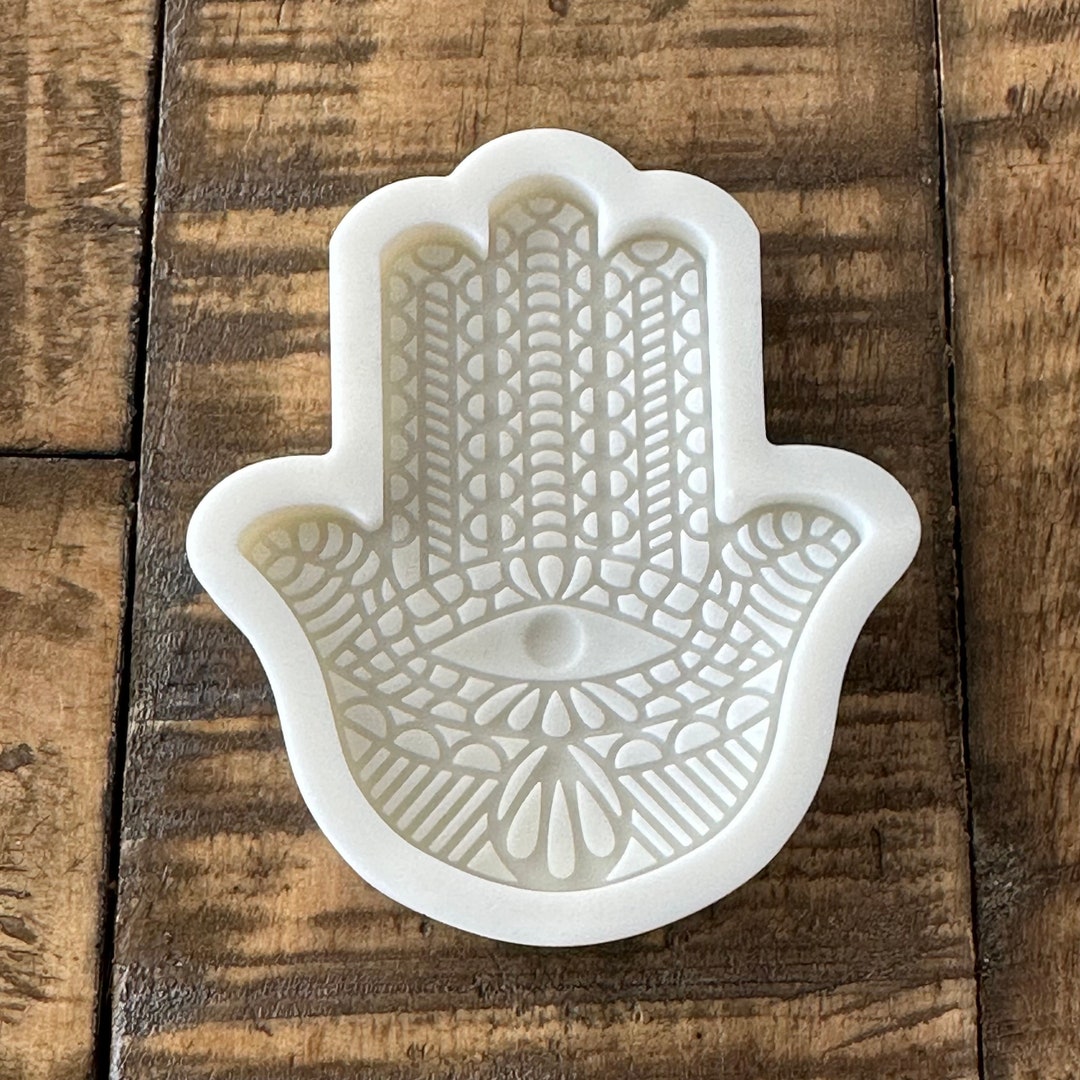 1pc Hamsa Hand Silicone Mold Epoxy Resin Soap Making Food Grade Etsy