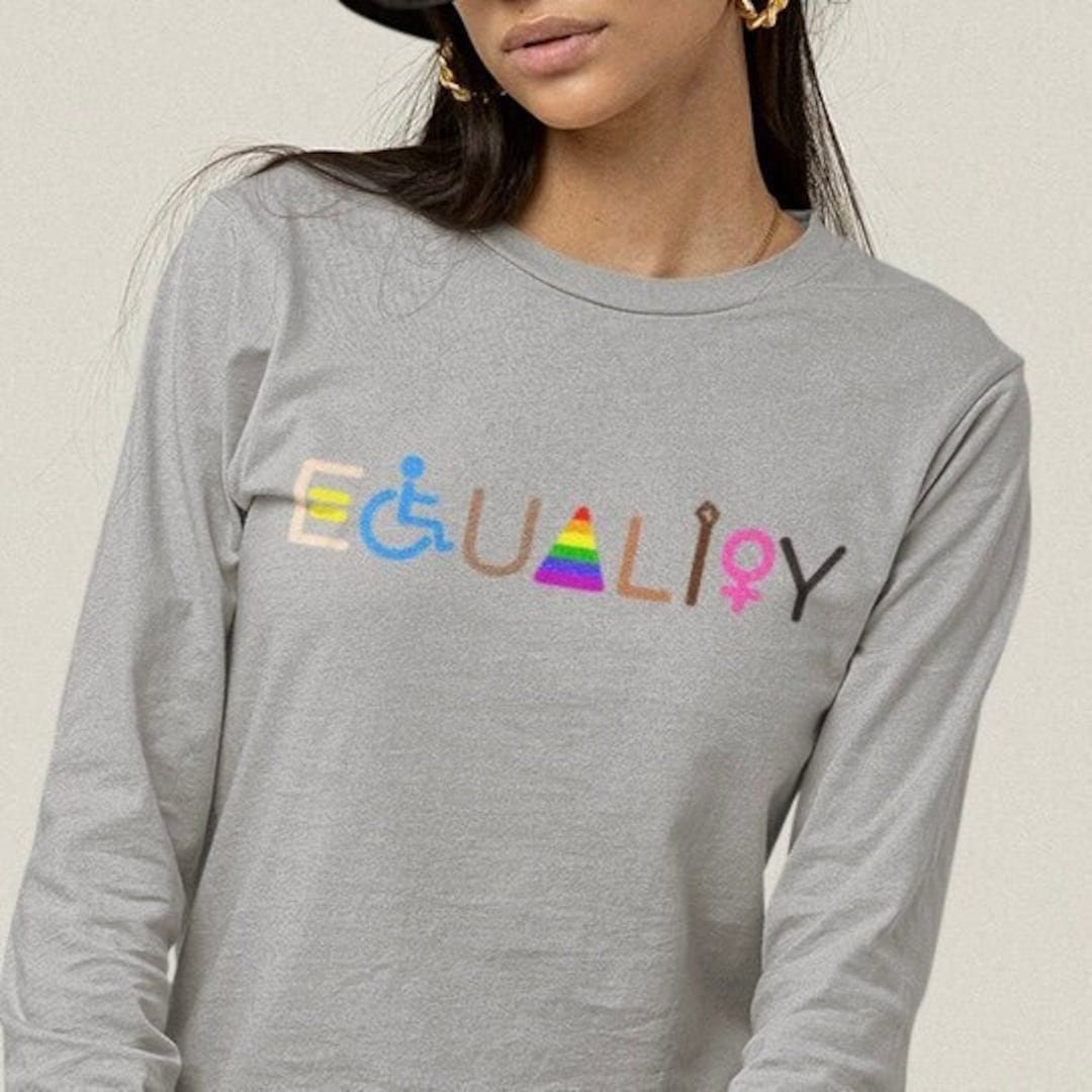 Equality Long Sleeve Tee | BLM | Women Empowerment | Gender Equality ...