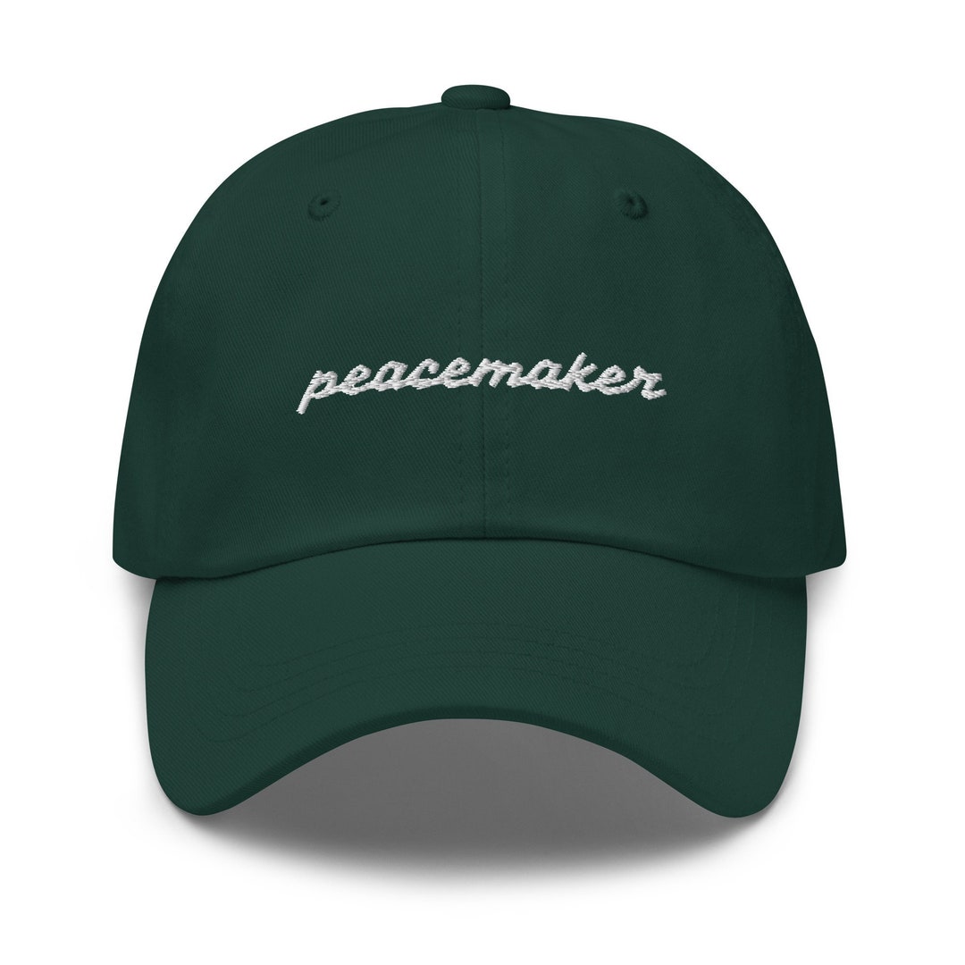 Peacemaker Dad Hat White Embroidery Enneagram 9 Baseball - Etsy