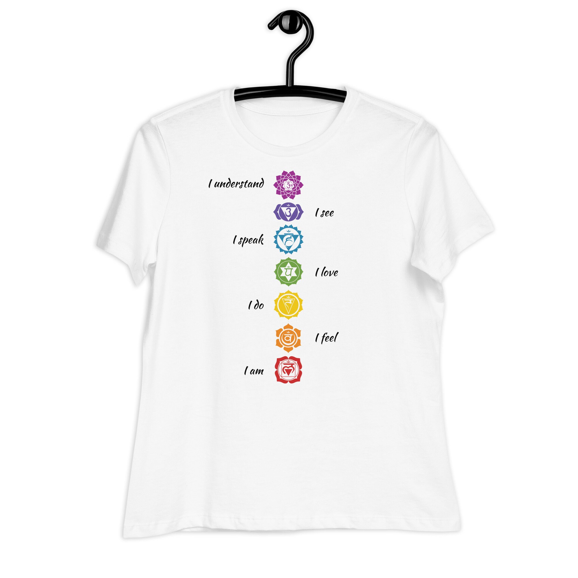Chakras Tshirt | Chakras Tee | Chakra Symbols | Namaste | Aligned ...