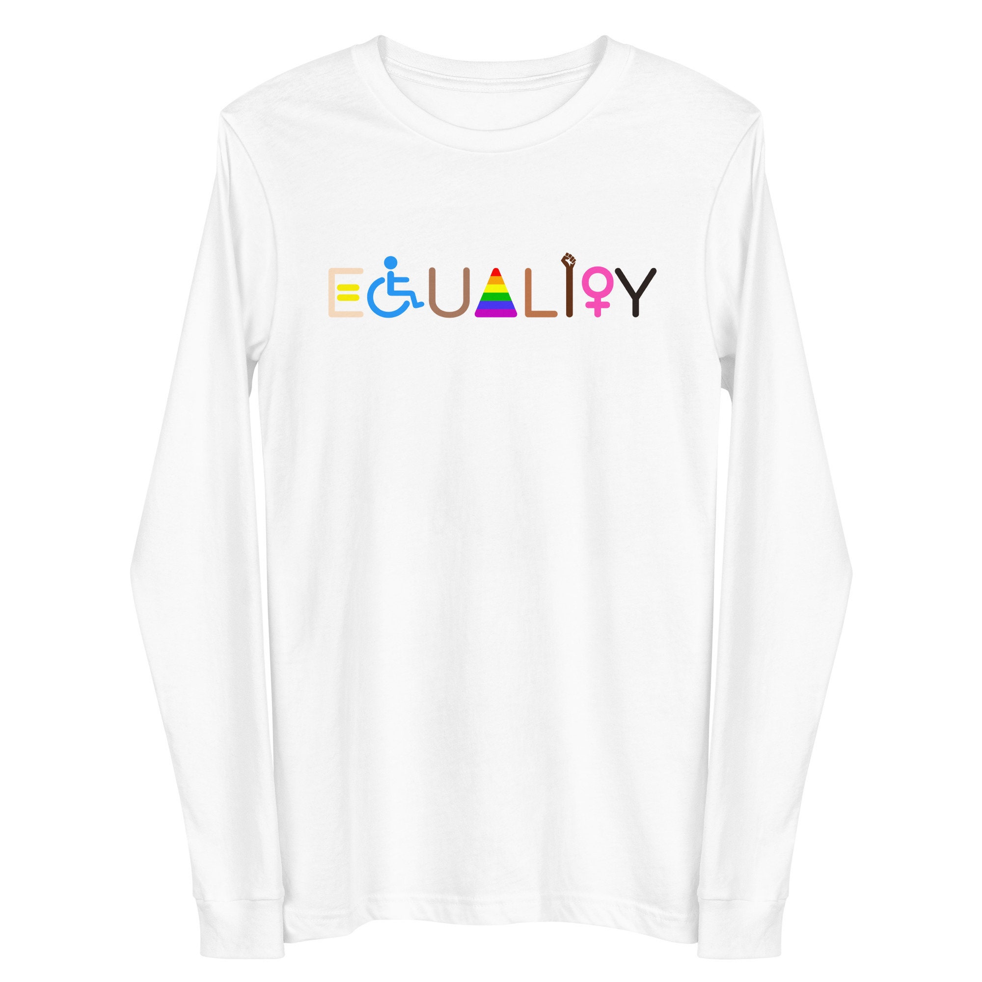 Equality Long Sleeve Tee | BLM | Women Empowerment | Gender Equality ...